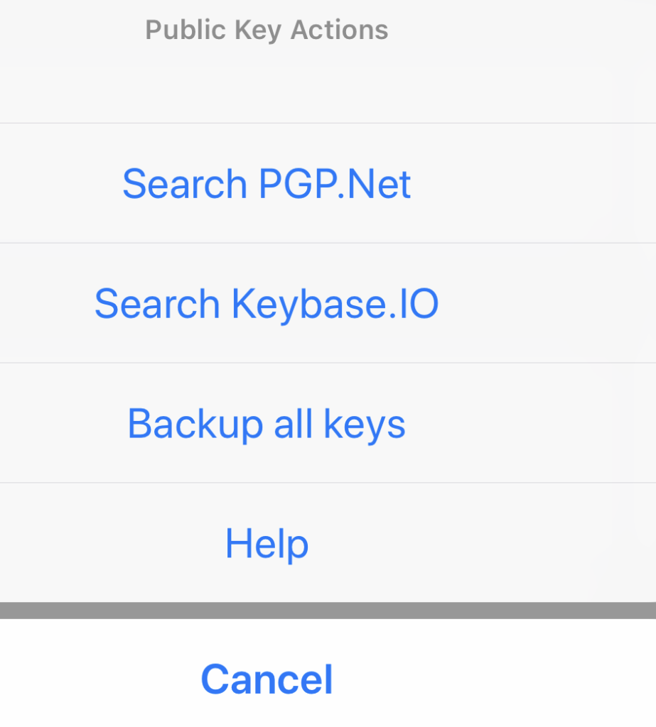 [ES] – Encriptación OpenPGP en iOS – Soporte Planisys